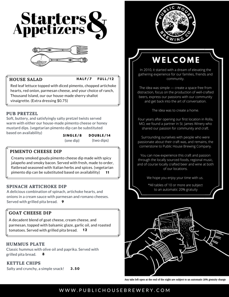 Rolla Location - Public House Brewing Company